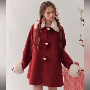 Lacemade | Jackets & Coats | Lacemade Little Red Riding Hood Coat ...